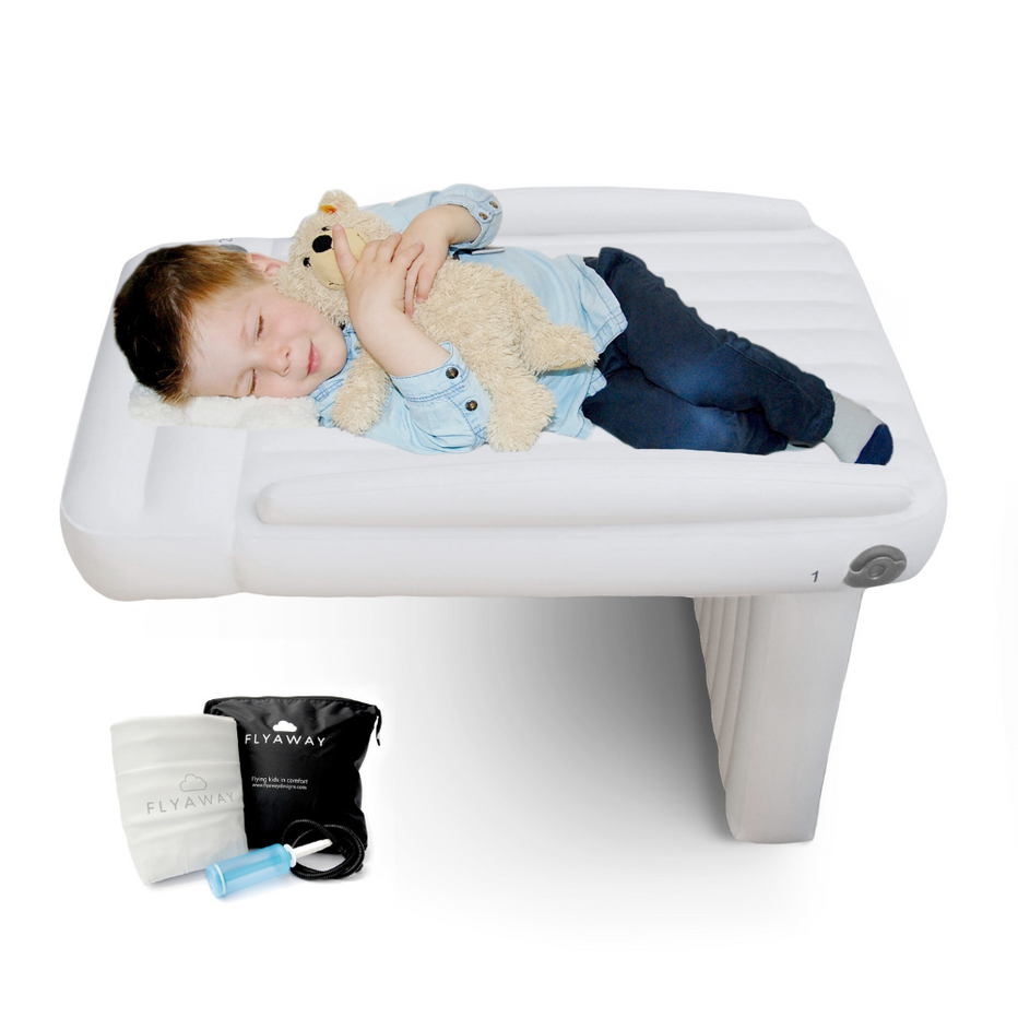 Flyaway Designs: Flyaway Kids Bed - Help your child sleep on flights!