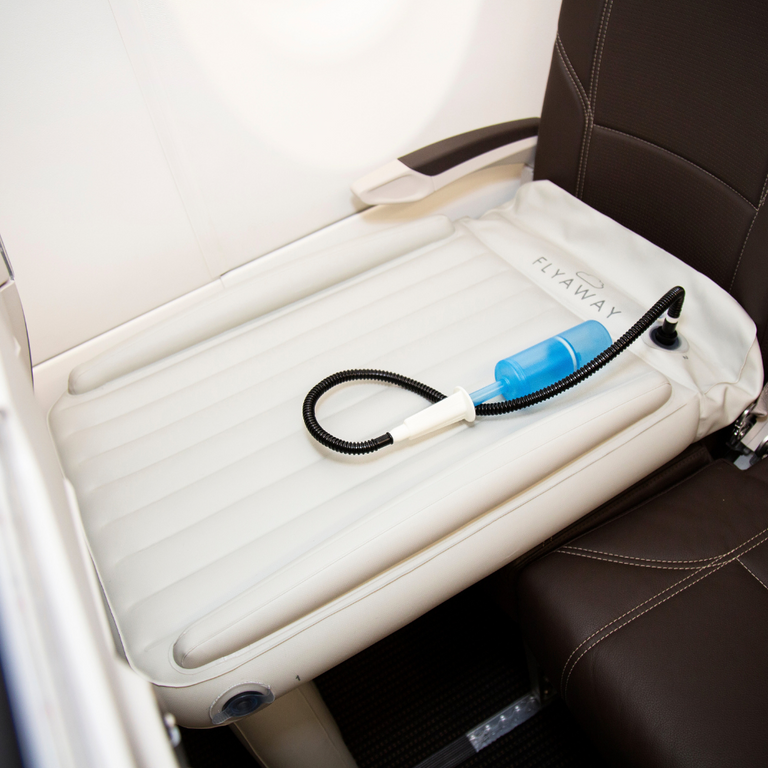 Flyaway Designs: Flyaway Kids Bed - Help your child sleep on flights!